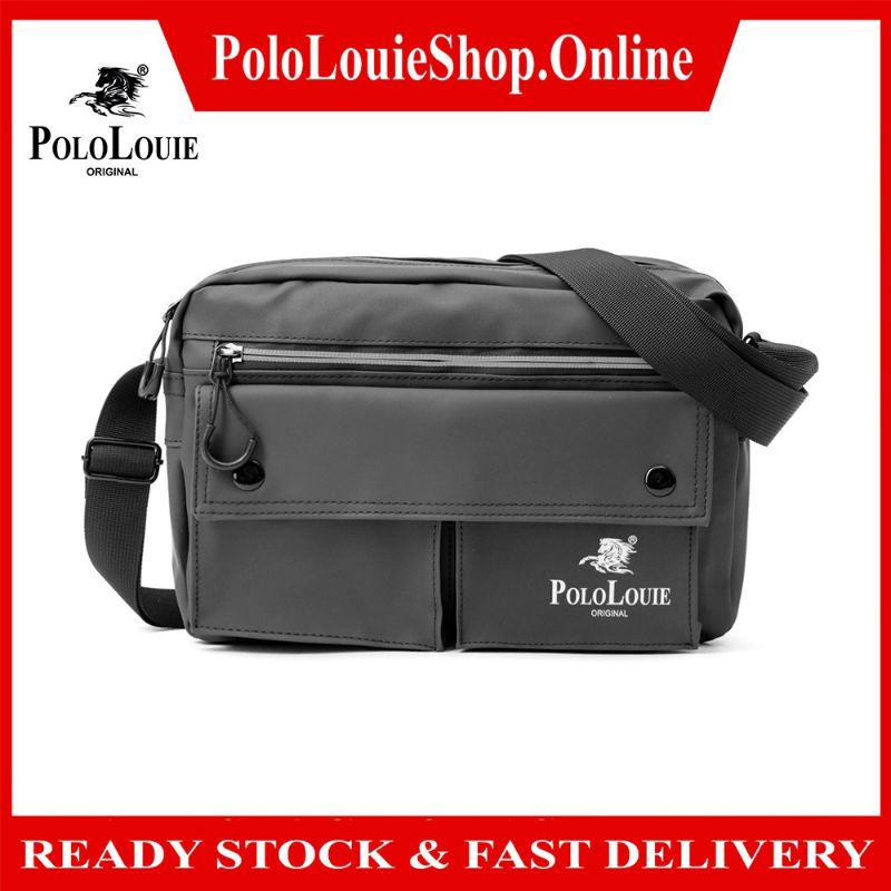 Original Polo Louie Waterproof Sling Bag Men Business Crossbody ...