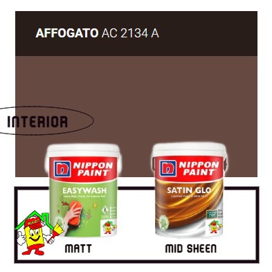 AC 2134A AFFOGATO • 5L • EasyWash • Satin Glo • Nippon • Interior ...