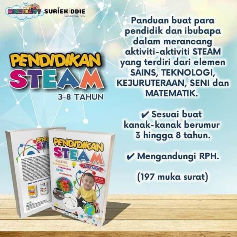BUKU MOMMY HAPPY PENDIDIKAN STEAM (3-8 TAHUN). DR MAHANI | Shopee Malaysia