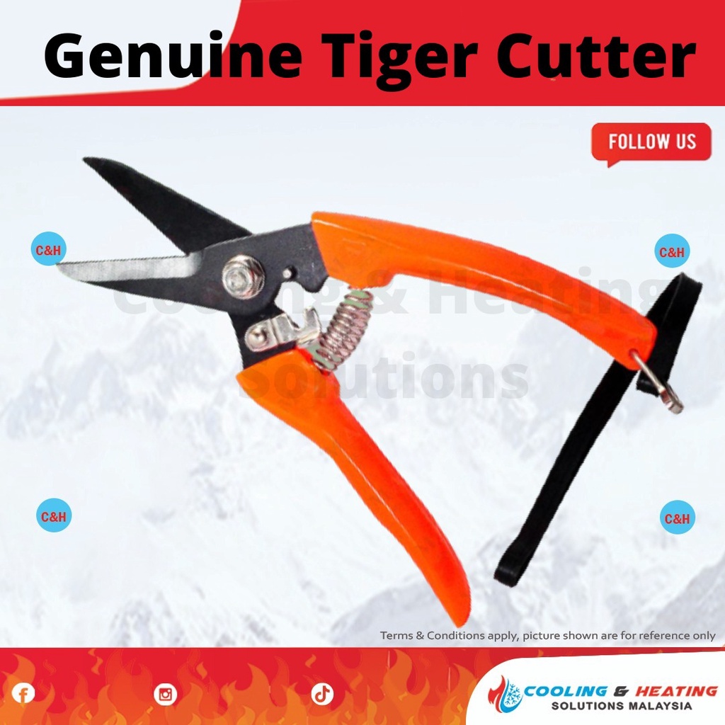 100% ORIGINAL！(MADE IN TAIWAN) TIGER 702 PRUNING SHEARS CABLE CUTTER ...