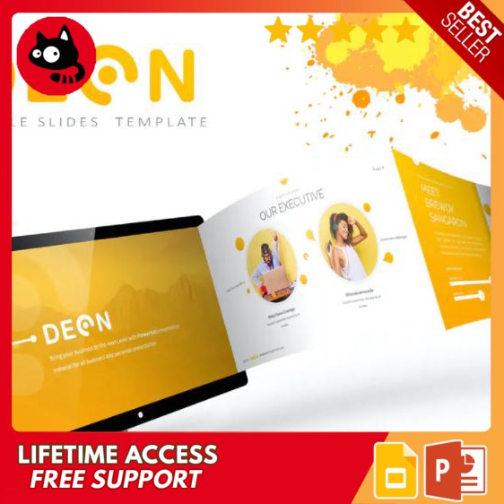 Deon-Google Slides Template / Powerpoint presentation Template | Shopee ...