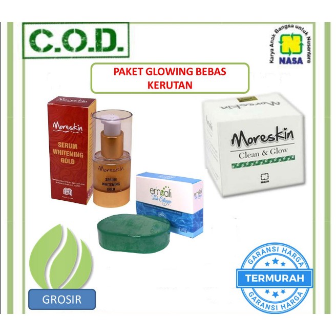Moreskin Nasa Set Kusam / Kulit Muka Tak Cerah 3in1 ( Sabun, Crem ...