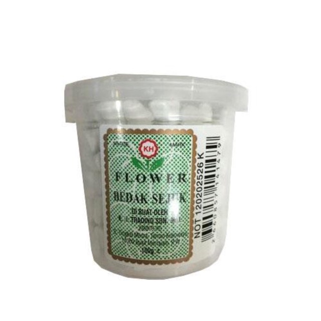 6 Botol Bedak Sejuk Flower Original 90g Asli Untuk Jerawat & Kulit ...