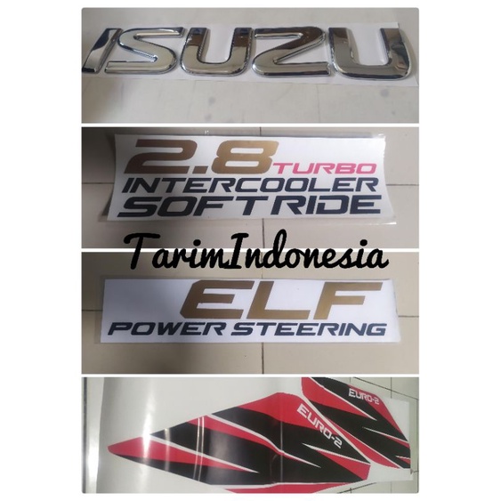 Isuzu elf 2.8 sticker+emblem set | Shopee Malaysia