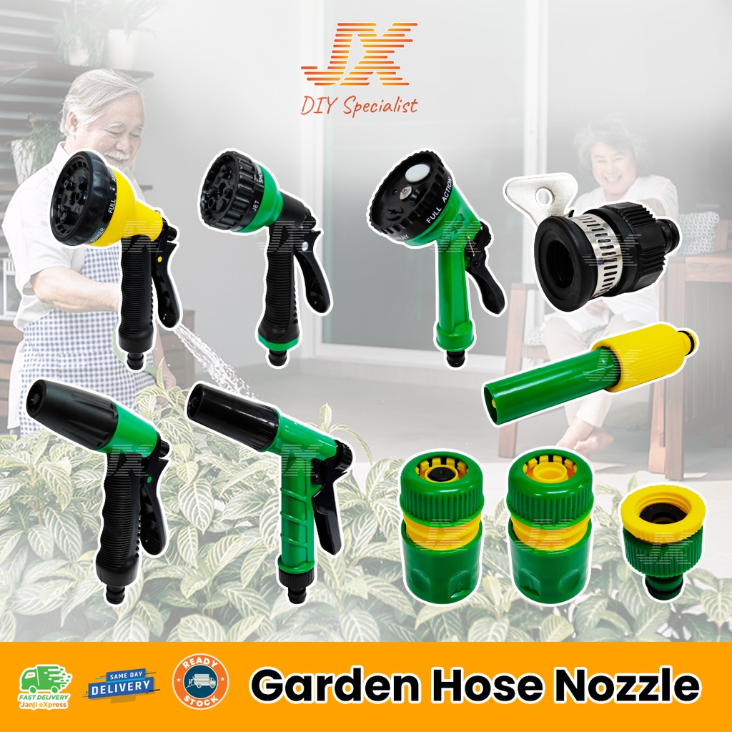 Water Hose Nozzle Garden Spray Nozzle Hose Multifunction Garden High ...
