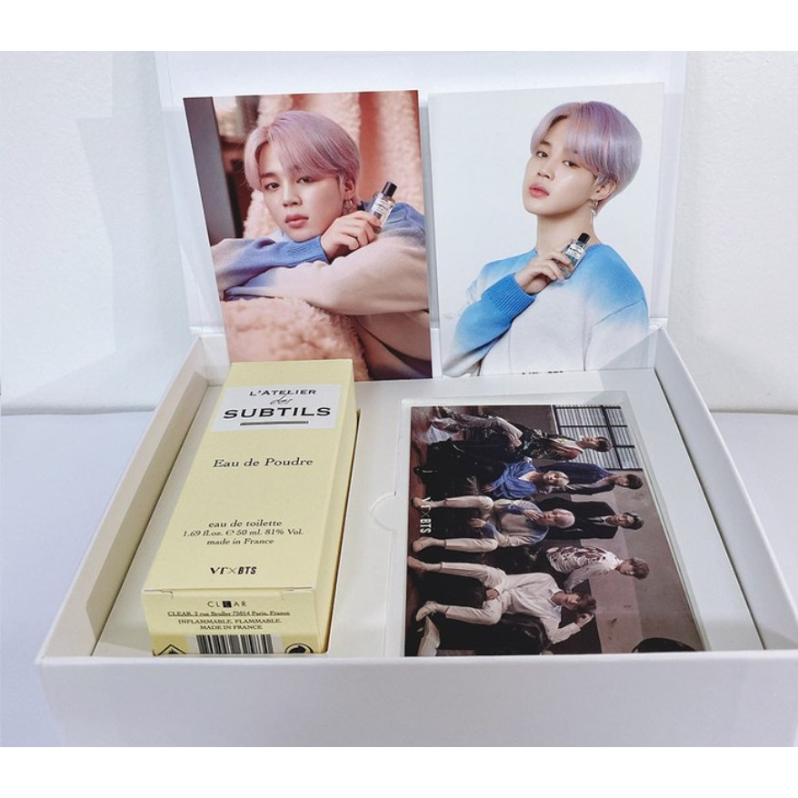 VT X BTS L'ATELIER des SUBTILS Perfume 50ml Eau de Poudre (Jimin) + 15 ...