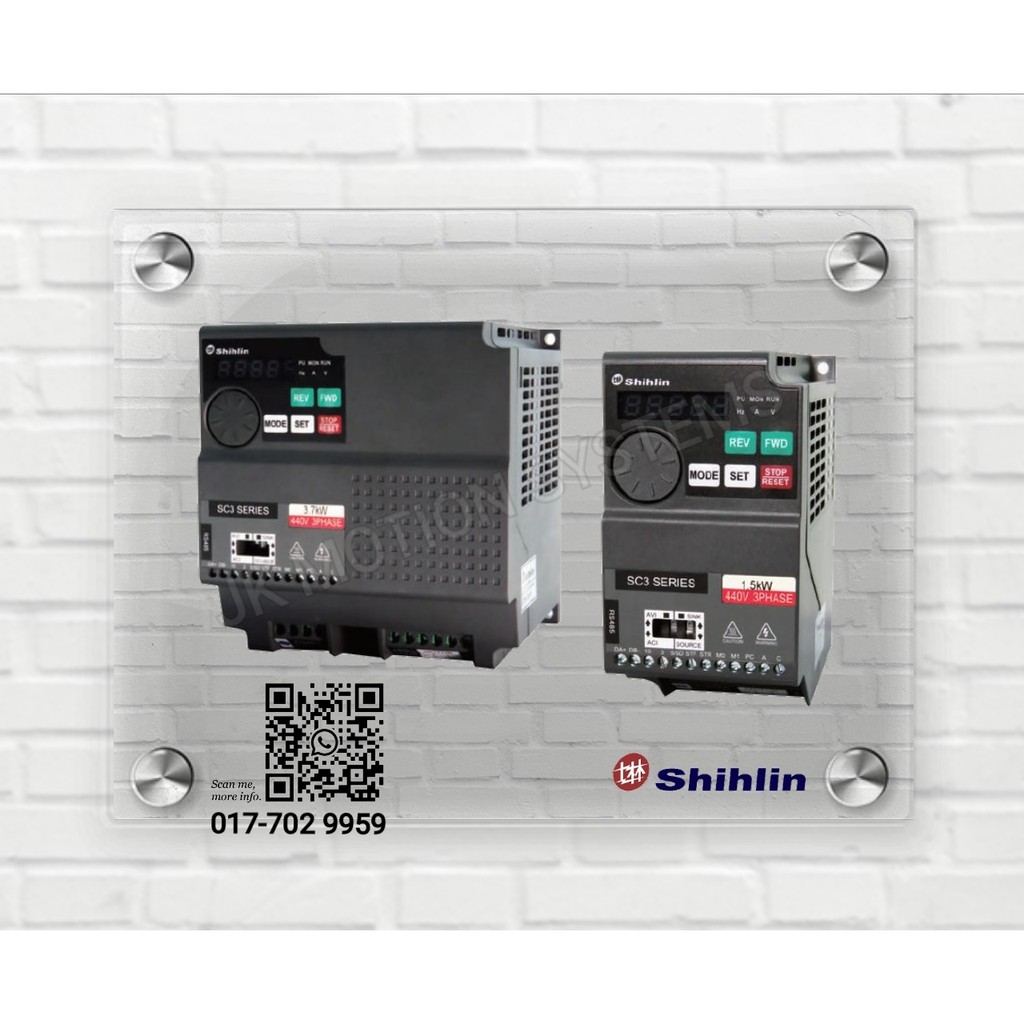 Shihlin Inverter SC3 Series 5.5 kw / 7.5 hp 415 vac [ Ready Stock ...