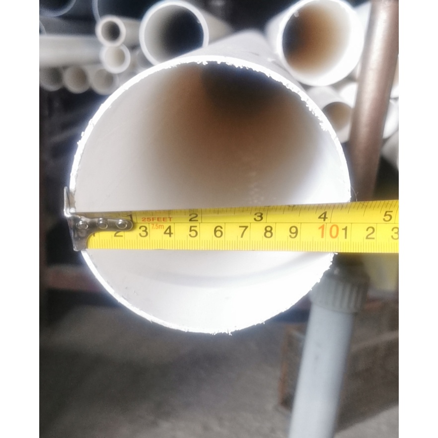 YLK【1Kaki/1Ft】 3'' / 4'' UPVC Hydroponic Pipe / Pipe Putih 82mm, 110mm ...