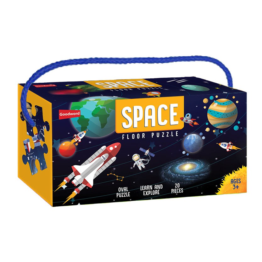 SPACE FLOOR PUZZLE - INTRODUCES KIDS ABOUT SPACES AND PLANETS | Shopee ...