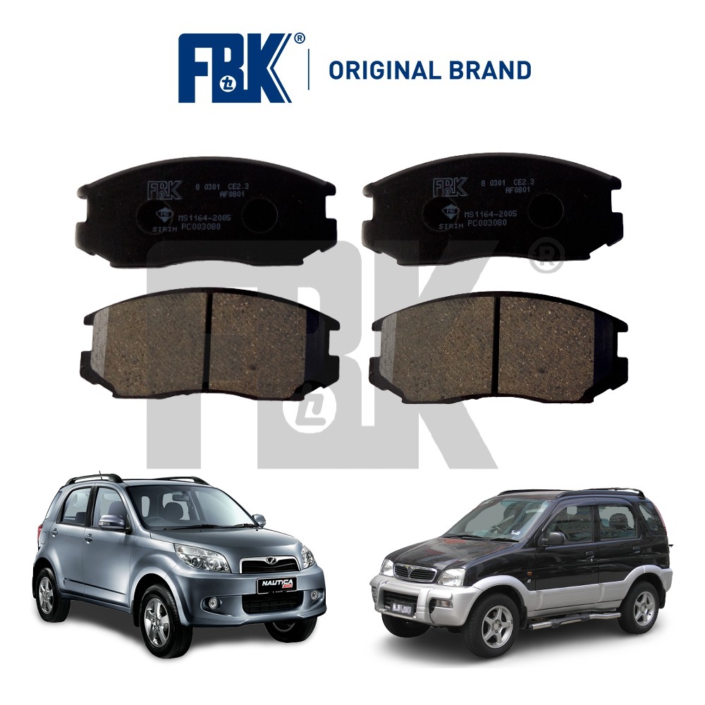 FBK Disc Brake Pad Front - Perodua Kembara / Nautica (Without Brake ...