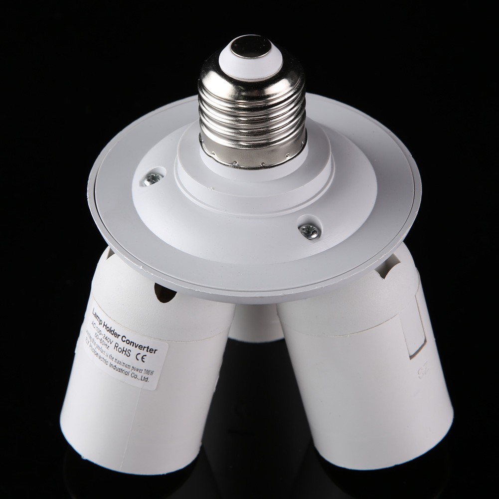 🔥🔥3/4 in1 E27 Base Socket Splitter Light Lamp Bulb Adapter Holder for ... 🔥🔥3/4 in1 E27 Base Socket Splitter Light Lamp Bulb Adapter Holder for ...