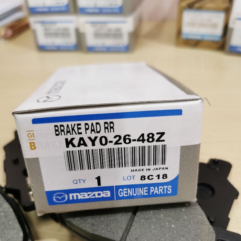 MAZDA 2 1.5,CX3 2.0,CX5 2.0/2.5 (SKYACTIVE)(12-17Y)REAR BRAKE PAD ...