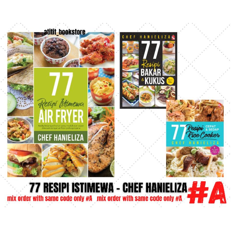 Buku 77 Resipi Chef Hanieliza | 77 Resipi Pressure Cooker | 77 Resipi ...