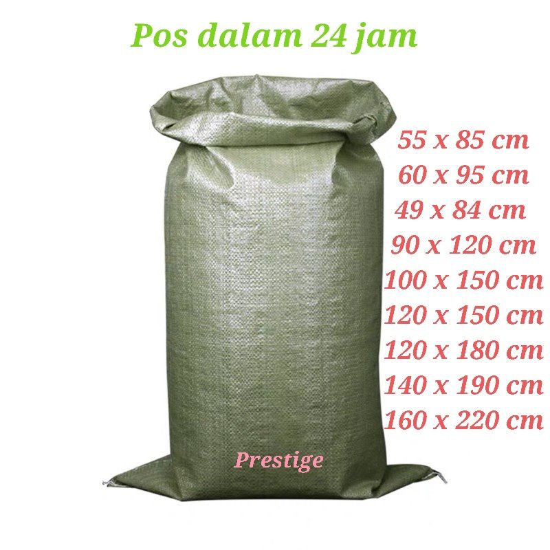 💥💥 New 💥💥 PP Woven Guni Bag Storage Bag Courier Bag Plastic Karung Beg ...