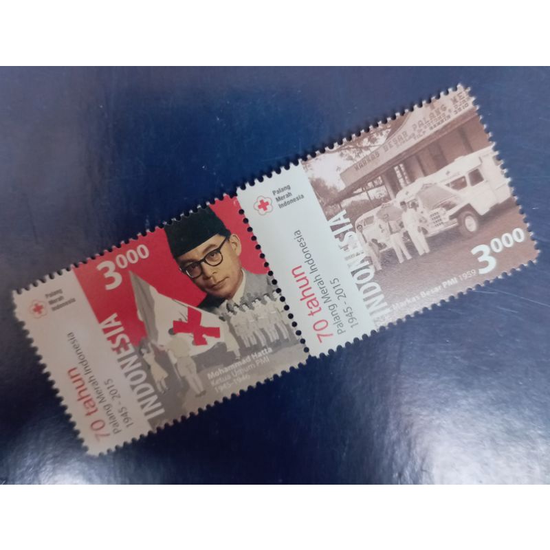 MERAH Indonesian Stamp Stamp Stamp 70 Years of Indonesian Red Cross ...