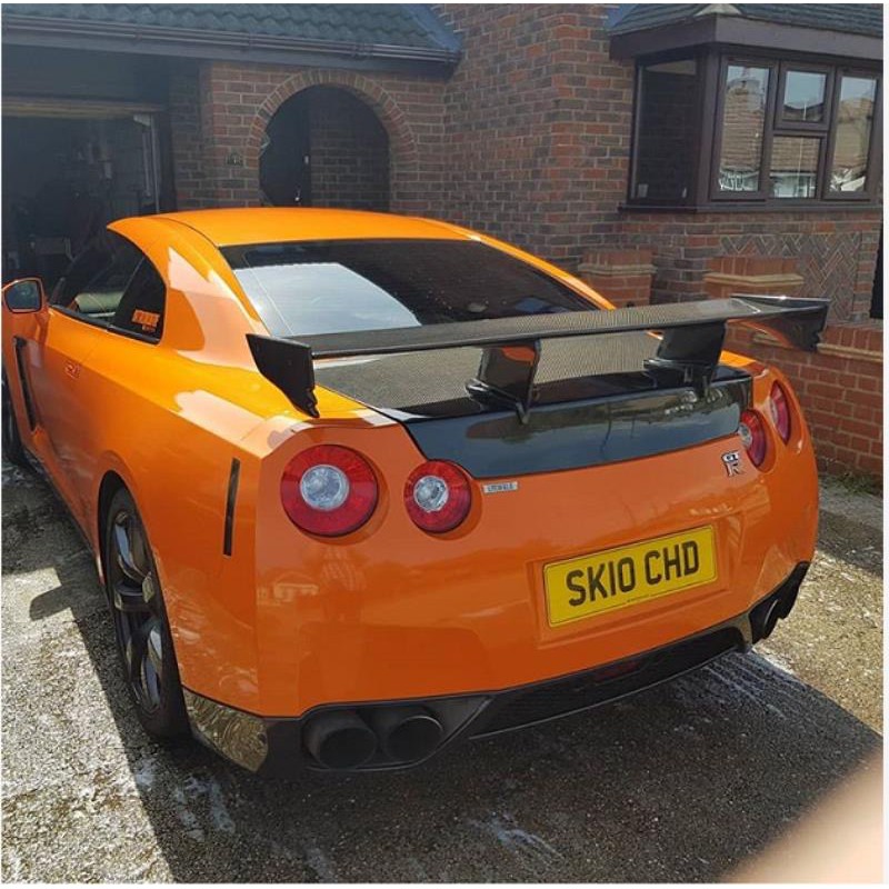 NISSAN GTR GT-R R35 2008-2020 REAL Carbon Fiber OEM NISMO Style Rear ...