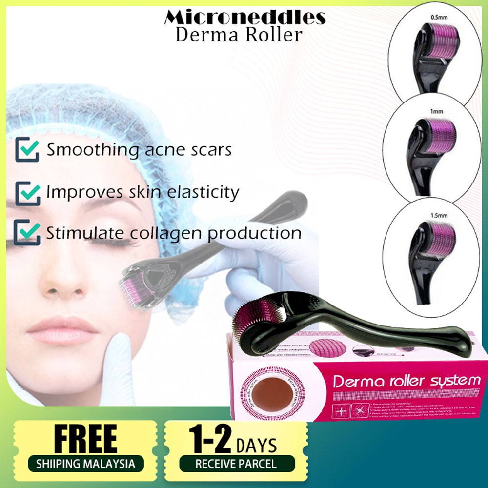 Delly MIR-05 Micro Touch Microneddles Derma Roller Dermabrasion Facial ...