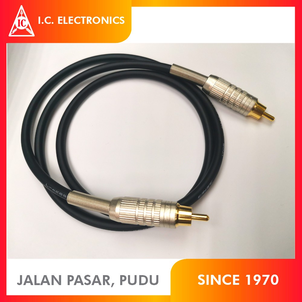 CANARE L2T2S High performance cable with CANARE F10 RCA Plug (made in ...