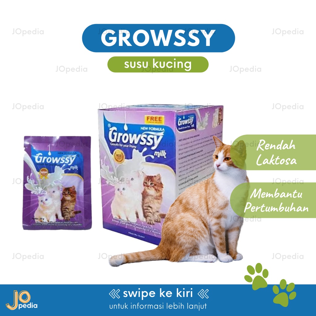 Growssy Kitten Milk Cat Milk Replacer Low Lacttosa 1 Box Contents 11 ...