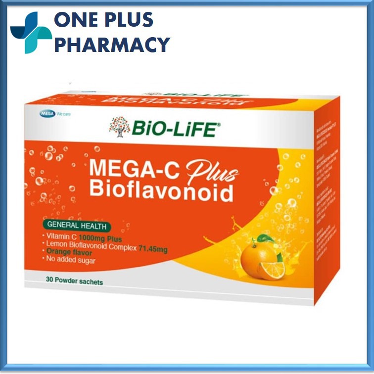 Bio-Life MEGA-C Plus Bioflavonoid 30's [EXP 07/2026] / MEGA C | Shopee ...
