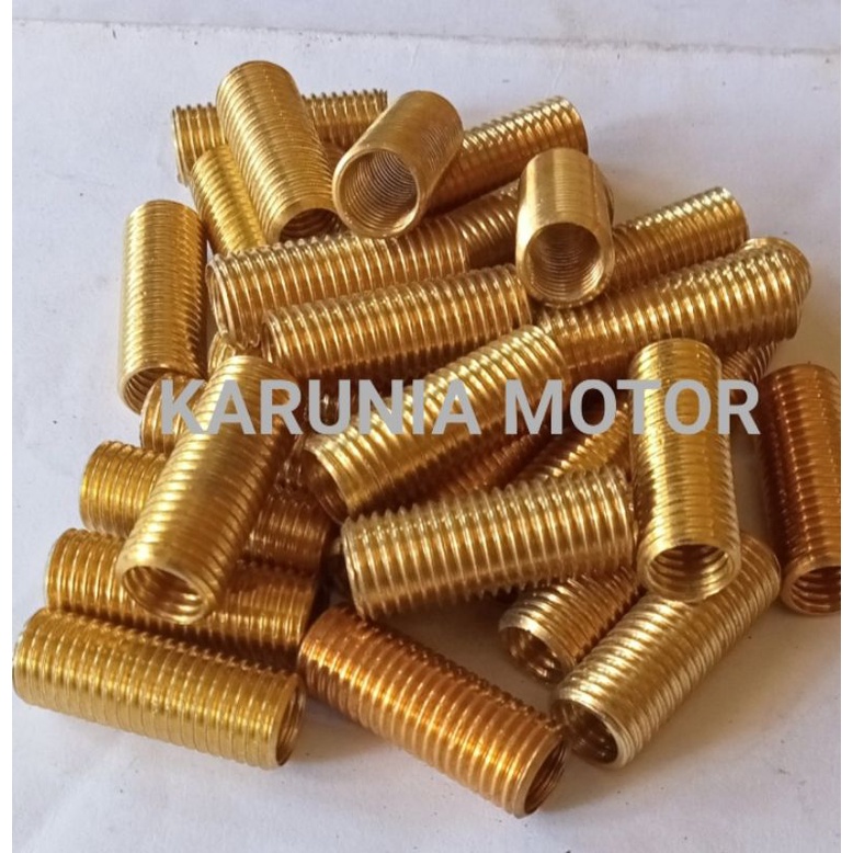 Brass thread socket M8 m10 or (12 lock bolts × 14 lock bolts) | Shopee ...