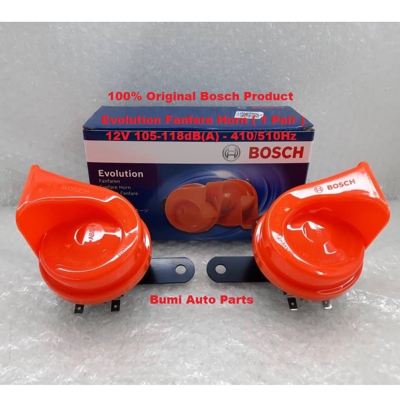 BOSCH EVOLUTION Compact Plus BM Twin Horn Set For 2 PC (ORIGINAL)410 ...