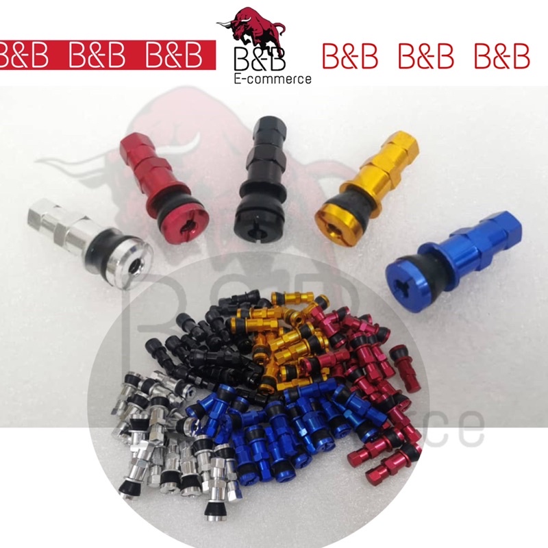 RACING UNIVERSAL ALLOY COLOUR TUBELESS TIRE VALVE / TYRE VALVE HEAD ...