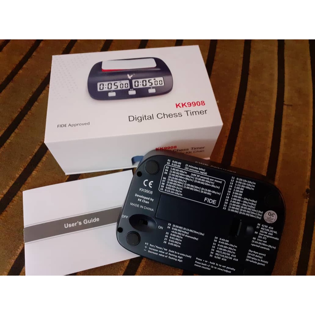 CERDIKCATUR LEAP KK9908 Digital Chess Timer Clock (FIDE Approved ...