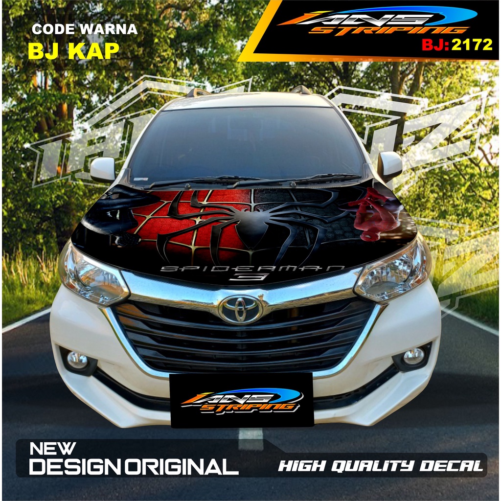 Avanza CAR FRONT HOOD DECAL STICKER / XENIA CAR FRONT CUP HOOD ...