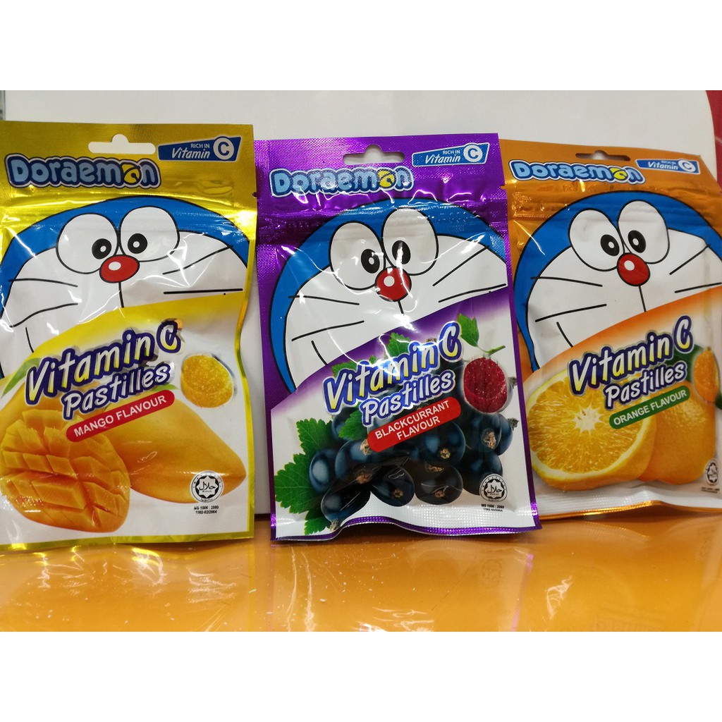 Doraemon Vitamin C Pastilles 40g | Shopee Malaysia