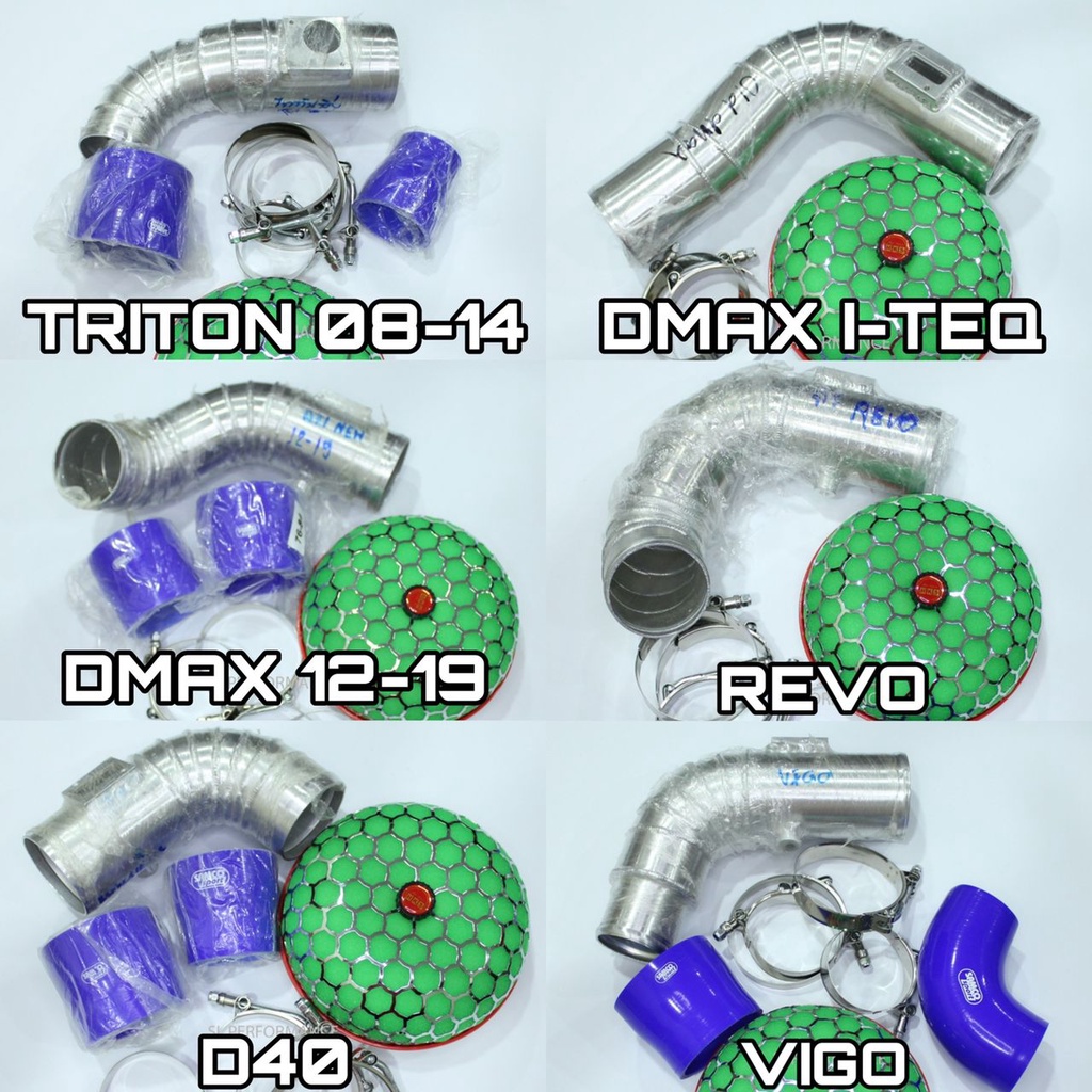 Original Thailand Custom Air Intake Open Pod Aluminium Samco Turbo Clip ...