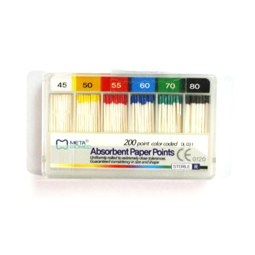 Dental Absorbent Paper Point 15-40,45-80, F1-F3 Assortment 200's/Box ...