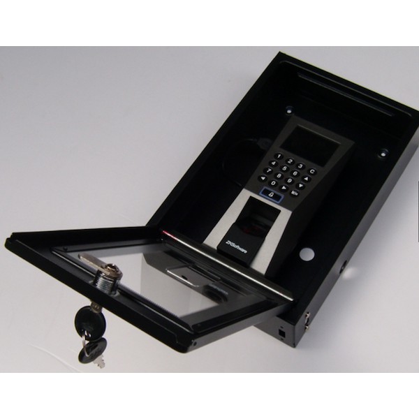 Fingerprint reader protection box with anti-rust powder-coated iron ...