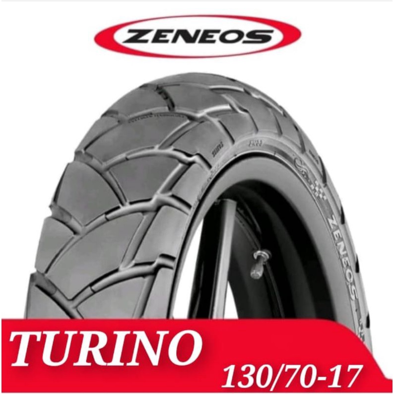 Zeneos Outer Tire 110,,120,, 130 /70--17 TURINO Tubeless // Front ...