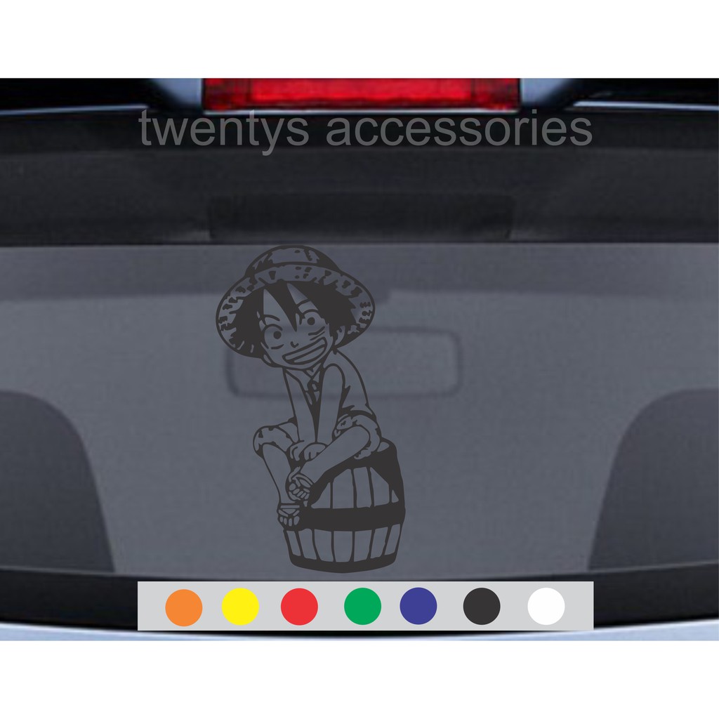 Luffy stickers car window stickers cutting stickers | Shopee Malaysia
