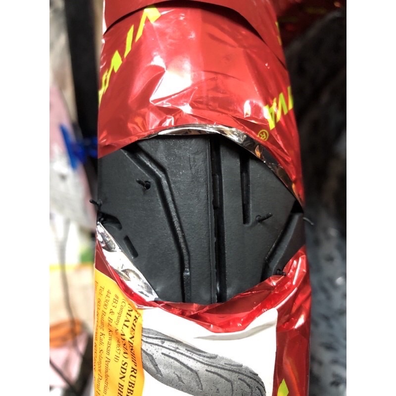 Asia Tayar AT238 Tubeless Tayar 1PC 60/80-17 Viva Tayar FT900 Tubeless ...