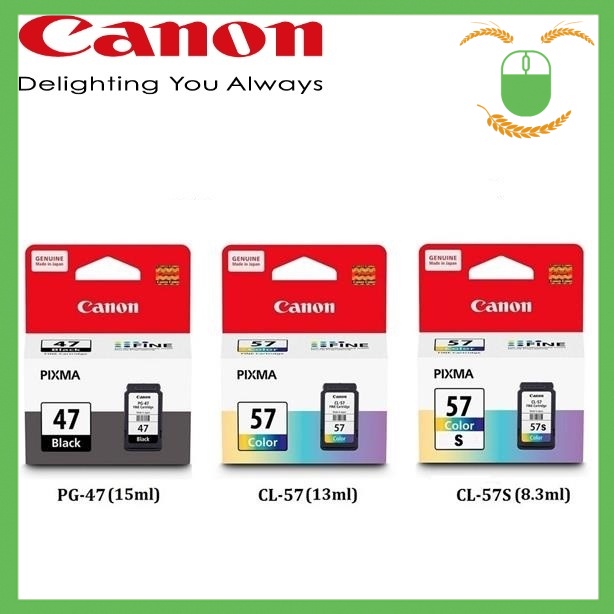 Canon PG47 Black, CL57 Color, CL57s, Ink Cartridge | Shopee Malaysia