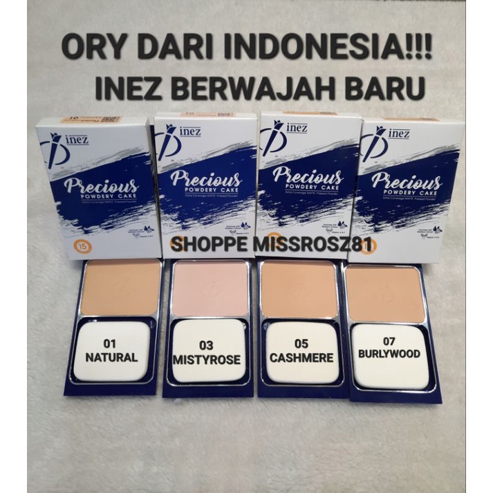 Bedak inez original Dr indonesia(inez casing silver terkini 2025 ...