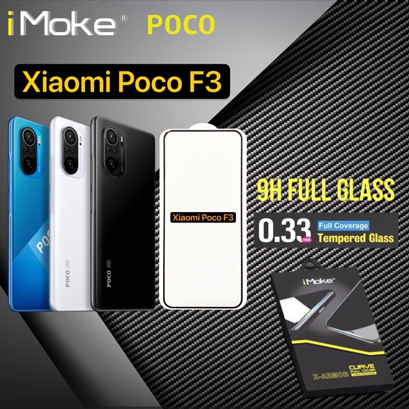 iMoke 9H Full Tempered Glass for Poco F3 / K40 / K40 Pro | Shopee Malaysia