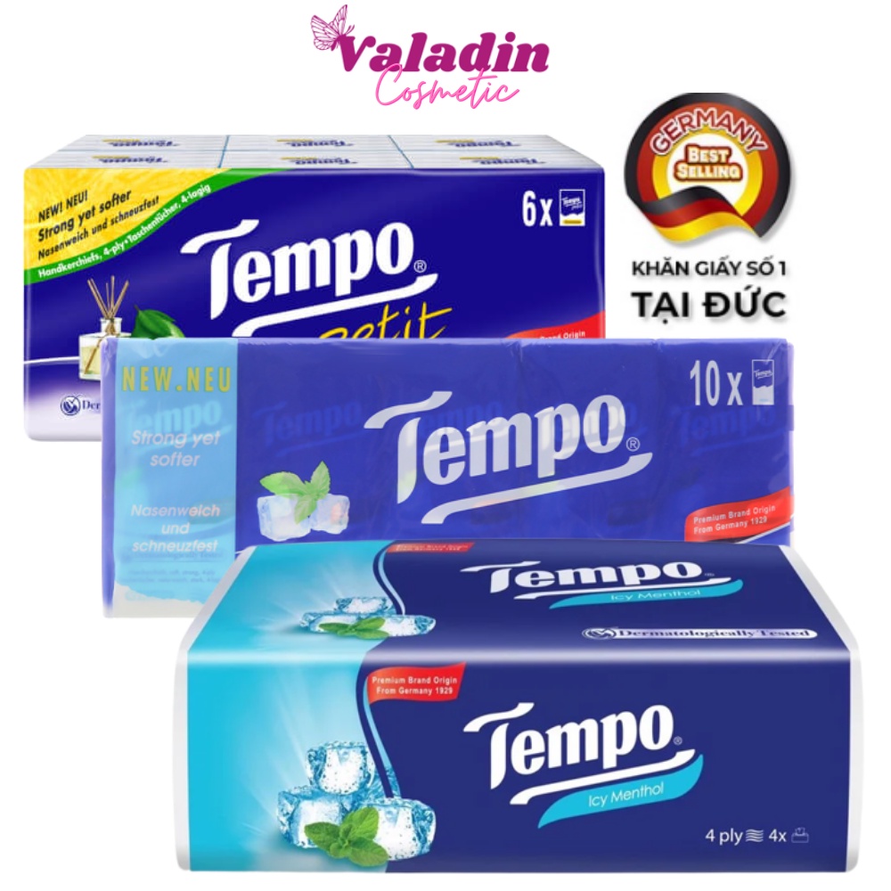 TEMPO dry tissue 6 packs/lot | 10 packs/lot | Box of 90 Sheets / Tissue ...