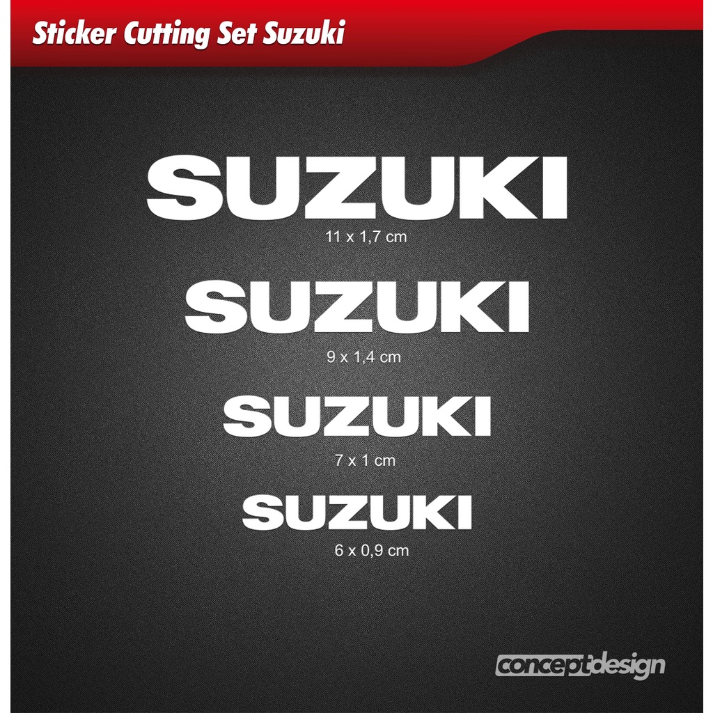 Suzuki Cutting Sticker Set | Shopee Malaysia
