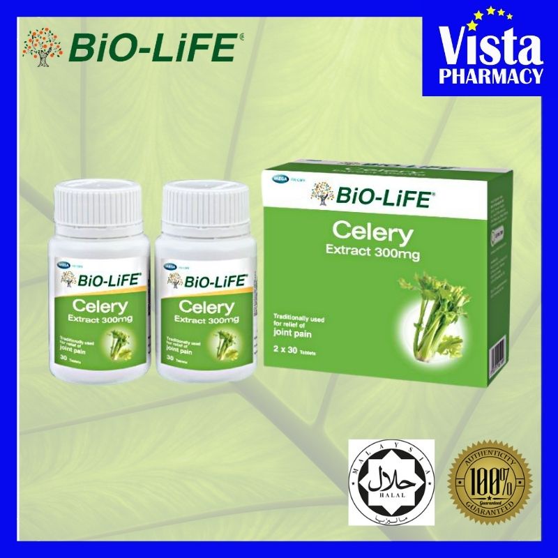 [EXP: 16/10/2024] Bio-Life Celery Extract 300mg ( 2 x 30'S ) | Shopee Malaysia