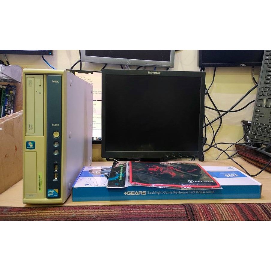 Desktop Set intel core2duo 2gb ram Onboard graphics 160gb hdd 17 sq ...