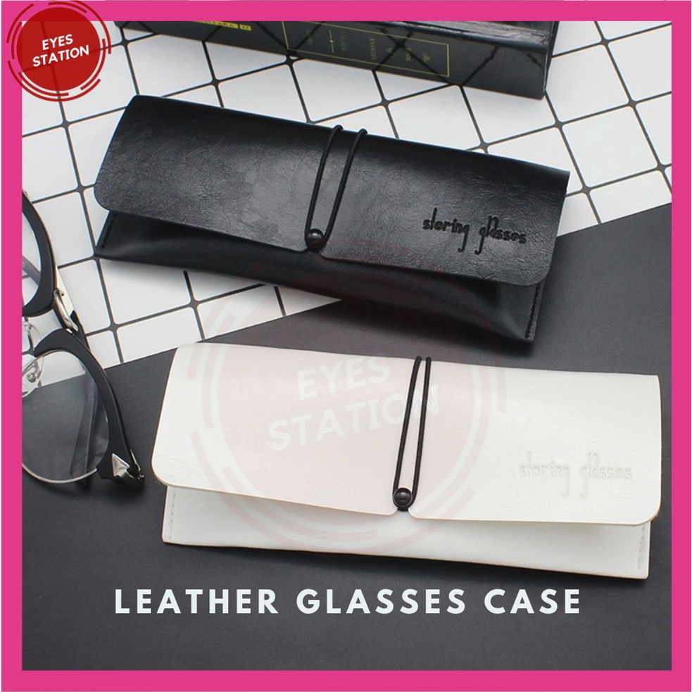 New Arrival Glasses Case Leather Fashionable Glasses Case Drawstring ...