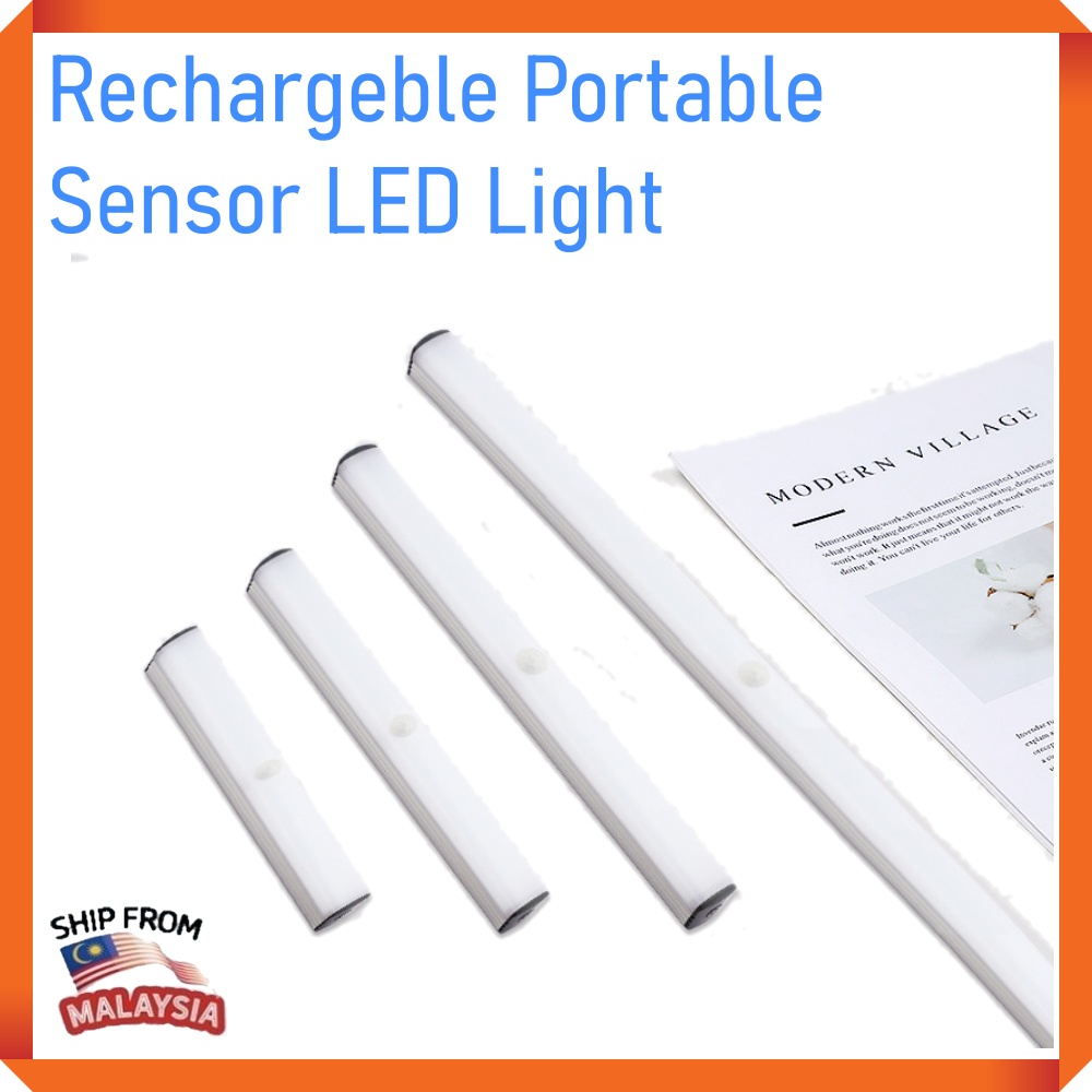 Rechargeble Portable Sensor LED Light LED Human Induction Under Cabinet ...