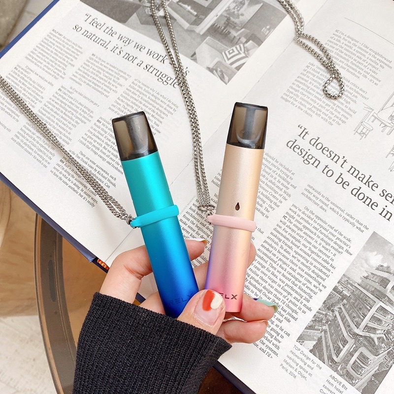 Vape lanyard pod metal chain universal silicone dust ring o-ring rubber ...