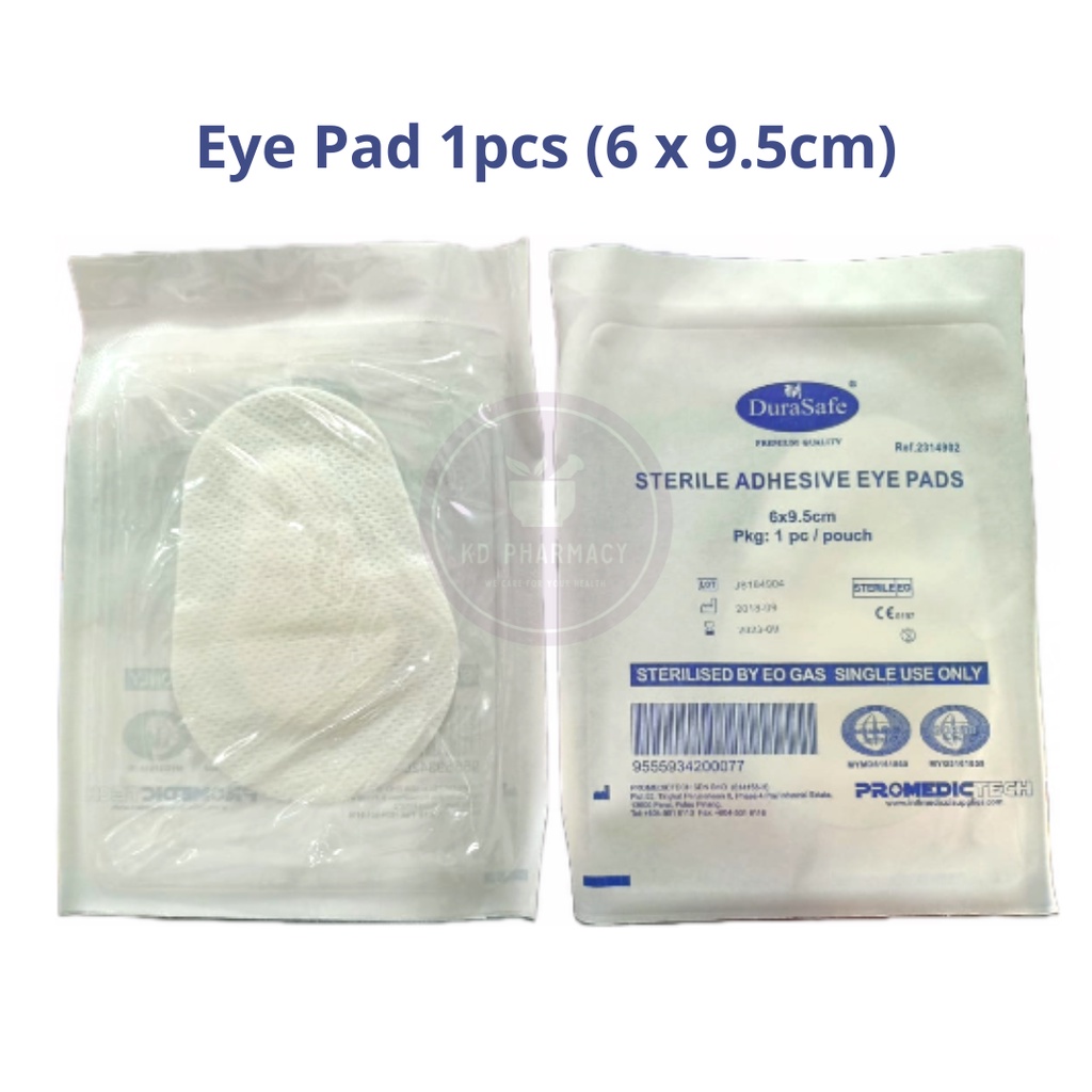 Durasafe Sterile Adhesive Eye Pad 1 piece | Shopee Malaysia