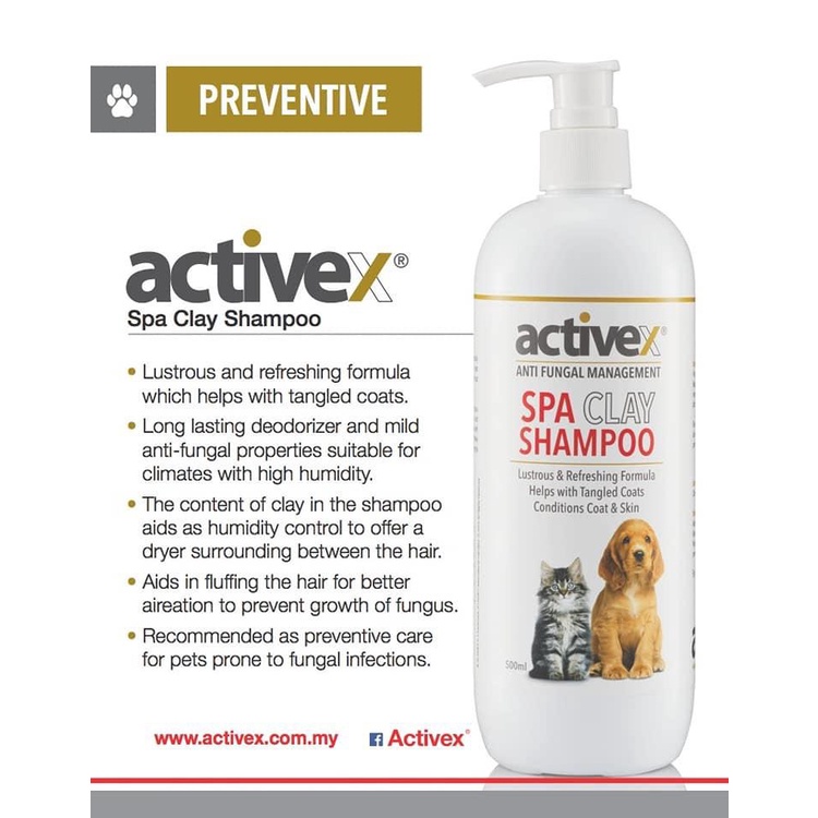 ACTIVEX Anti-Fungal Management Spa Clay Shampoo | Shopee Malaysia