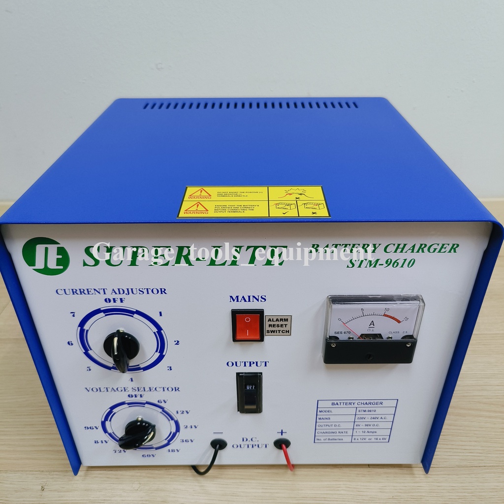 Super-Lite STM9610 Automotive Battery Charger 6Vdc~96Vdc | Shopee Malaysia