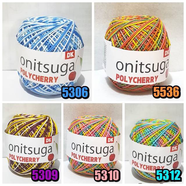 Onitsuga Polycherry Knitting Yarn (SEMBUR OMBRE) | Shopee Malaysia